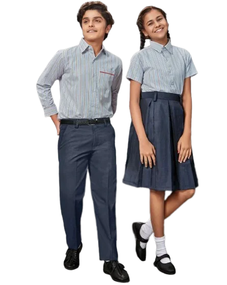 Wholesale School Uniform Set For Boys And Girls Custom Logo Long Sleeve ...