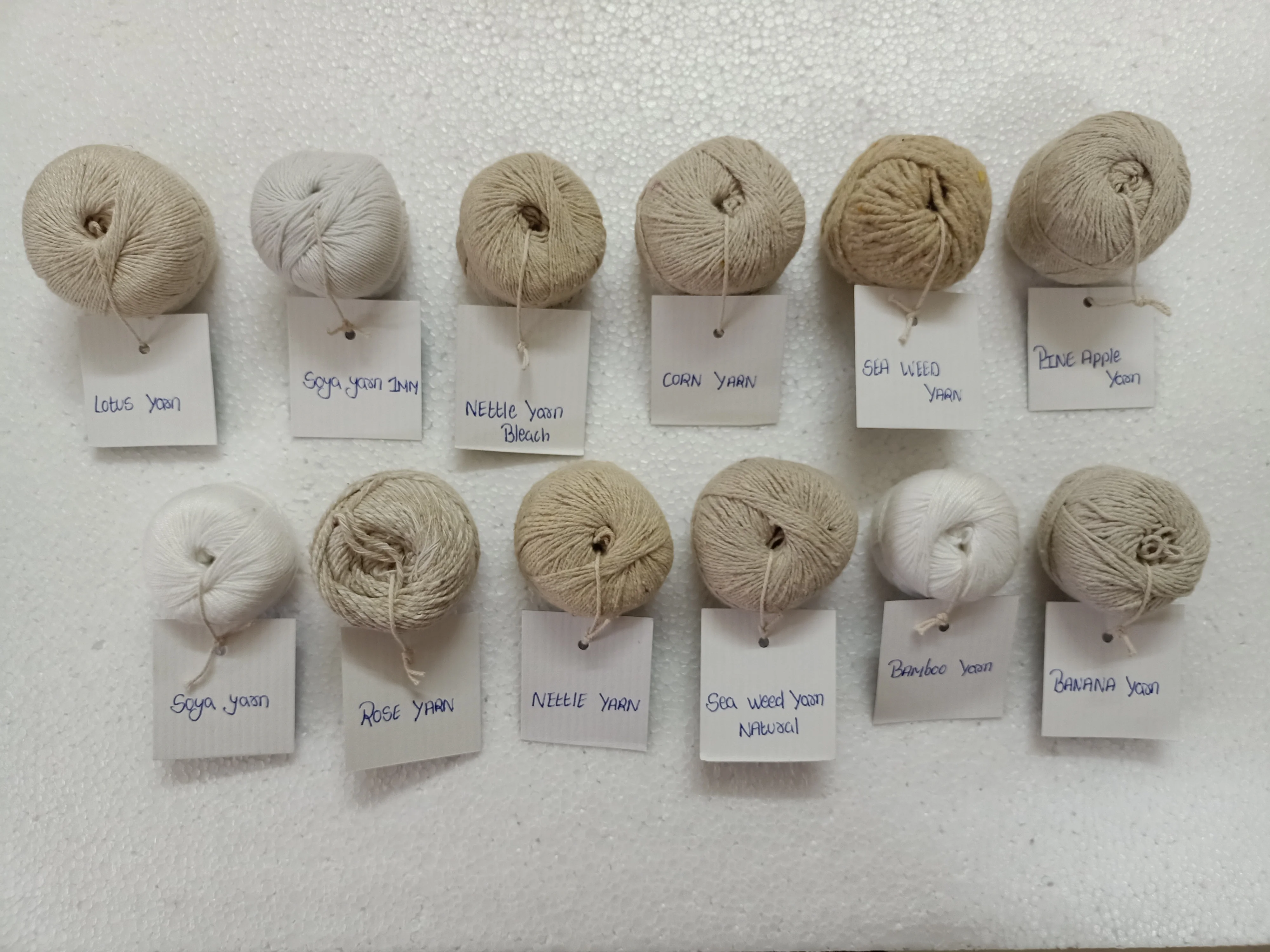 Custom Made Natural Fiber Yarns - Sustainable & Durable
