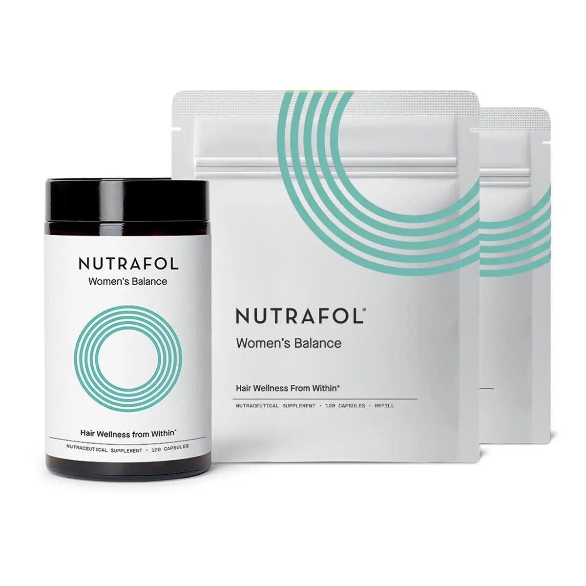 Nutrafol Women's Hair Growth Supplement Ages 18-44 Clinically Proven ...