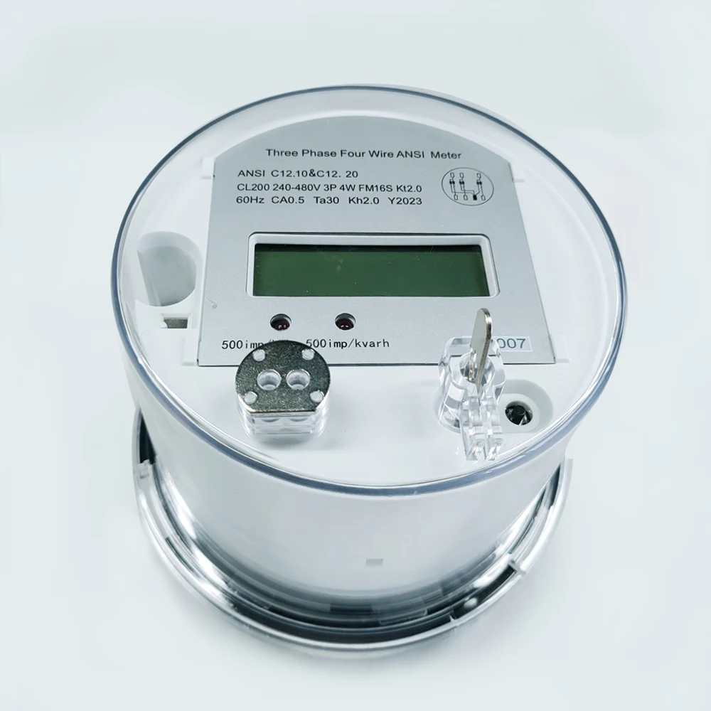 Three Phase ANSI Socket Energy Meter Electric Meter 9S 16S With Lorawan ...