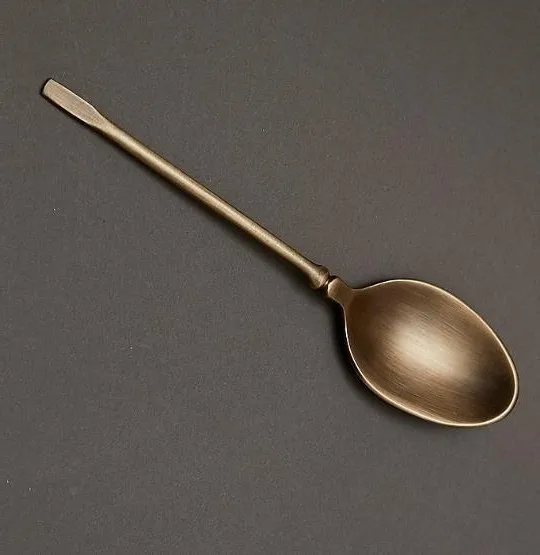 Vintage Style Handmade Matte Polish Antique Spoon For Hotel Restaurant ...