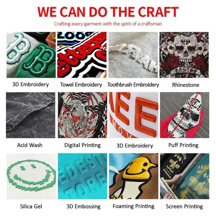 Custom 3d Puff Print Flare Stacked Acid Wash Sun Faded Sweatsuit ...