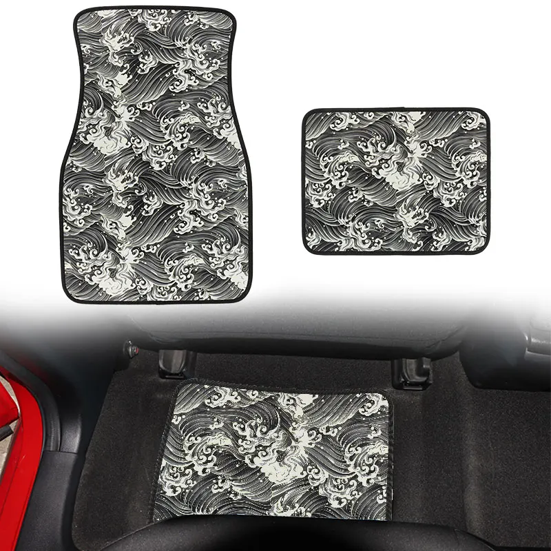 4pcs Jdm Sakura Fabric Floor Mats Interior Carpets Universal - Buy Car ...