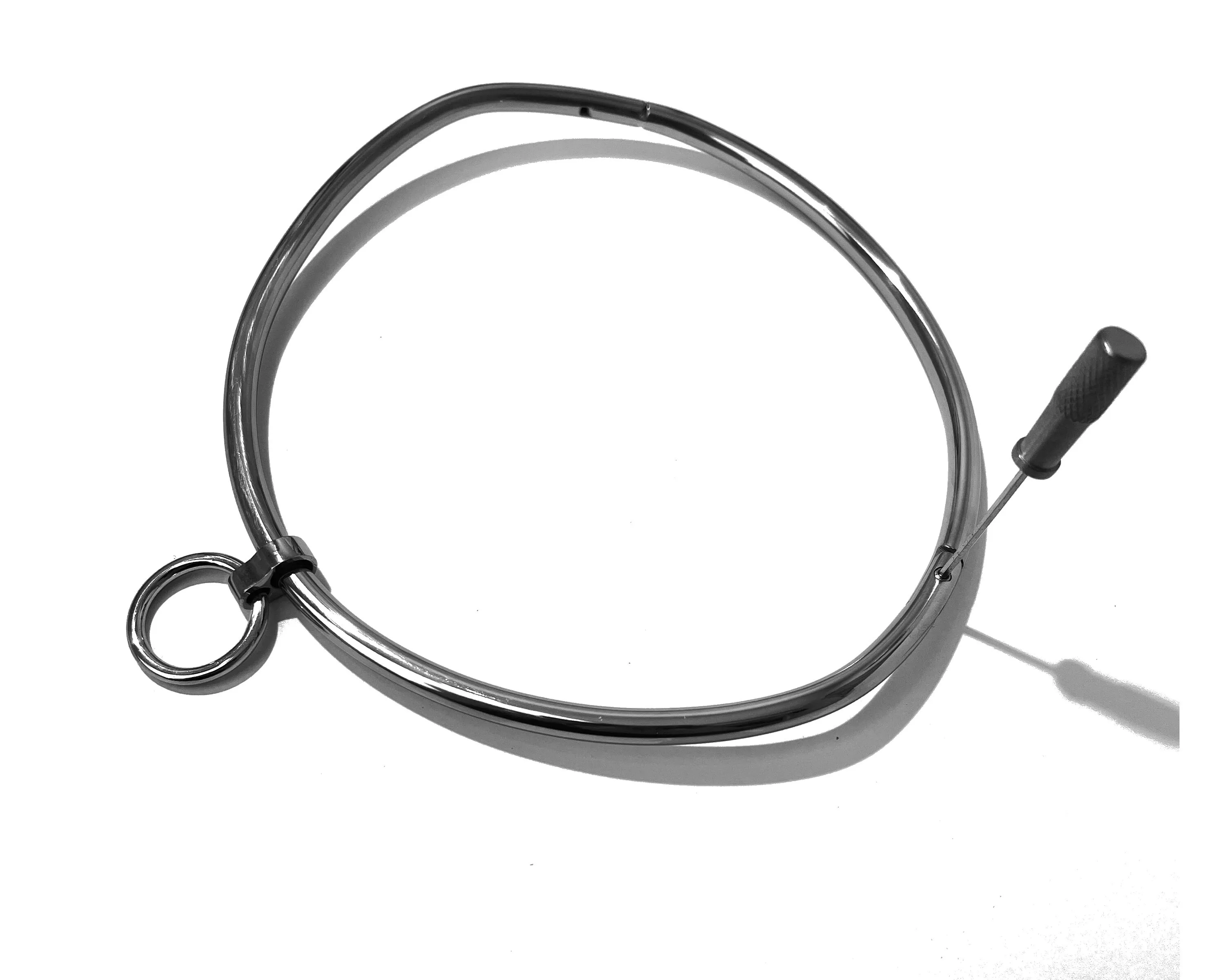 Stainless Steel Bdsm Curved Satin Locking Collar Buy Axle Lock Collar