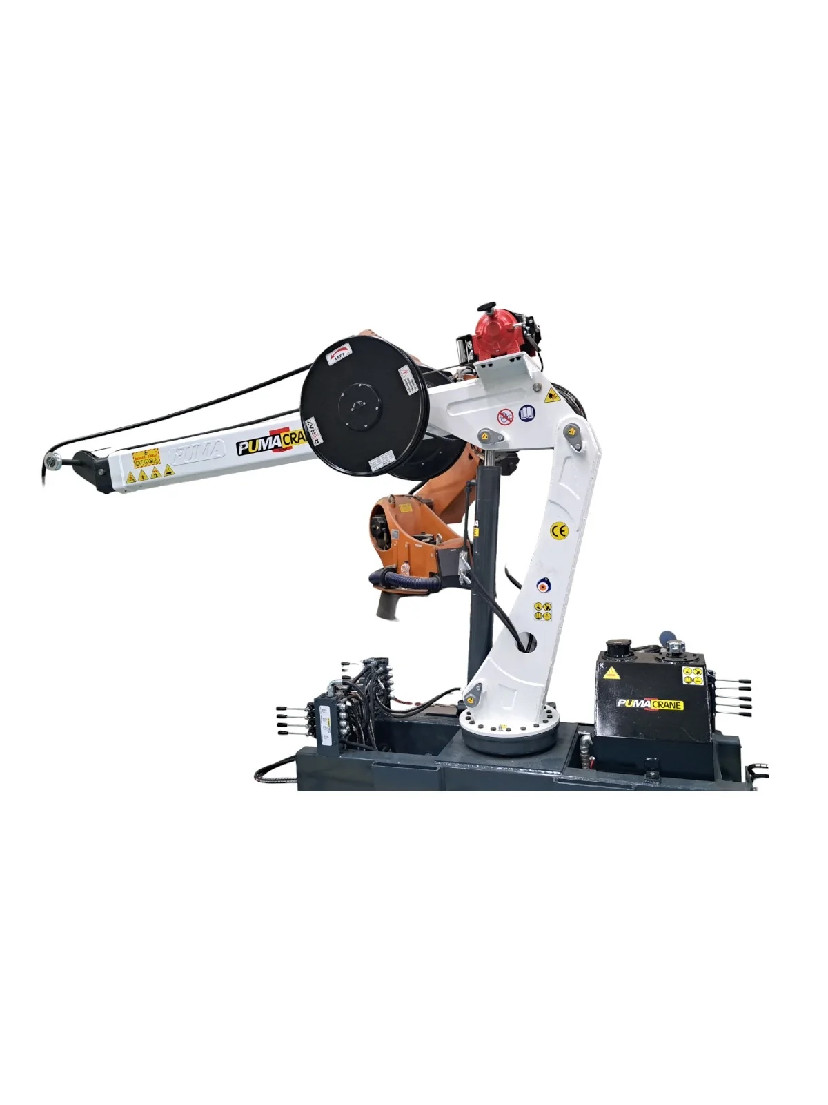 Puma Telescopic Boom Truck Mounted Loading Crane High Quality 10 Ton ...