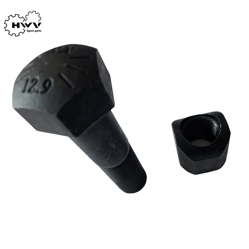 E374 40Cr Track Shoe Bolt and Nuts for CAT Excavator Track Chain - Durable Fasteners for ...