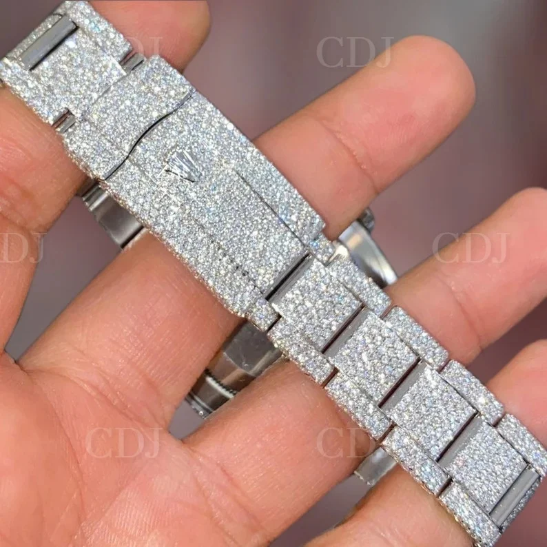 Wholesaler Price Top Brand VVS Colorless Moissanite Watch
