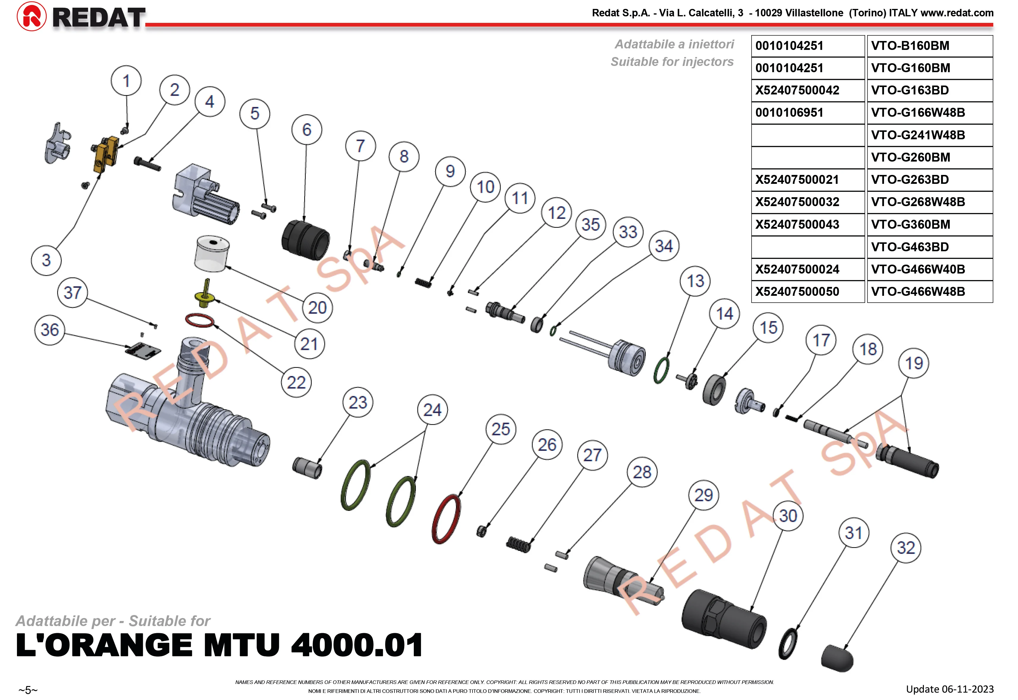 Professional Diesel Fuel Injection Test Bench Adapter Kit Made In Italy ...