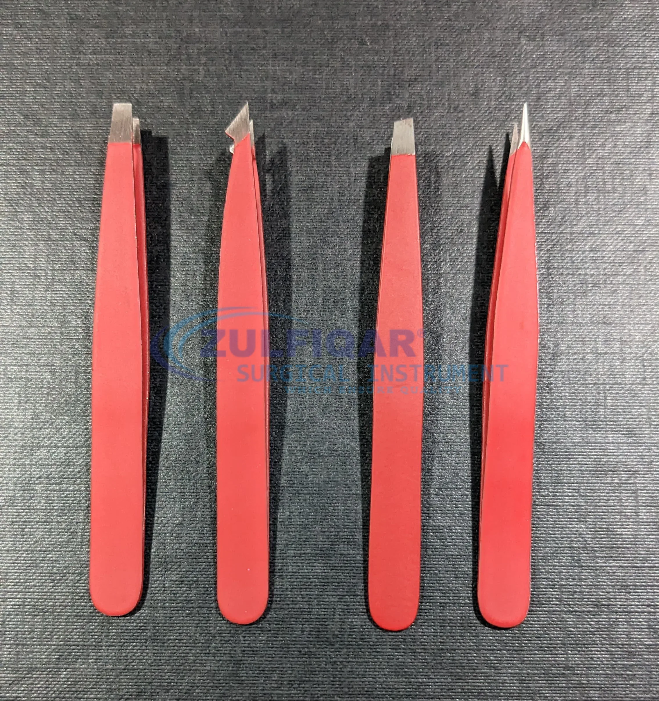 Top Class Eyebrow Tweezers Stainless Steel Set Slanted And Pointed Tip ...