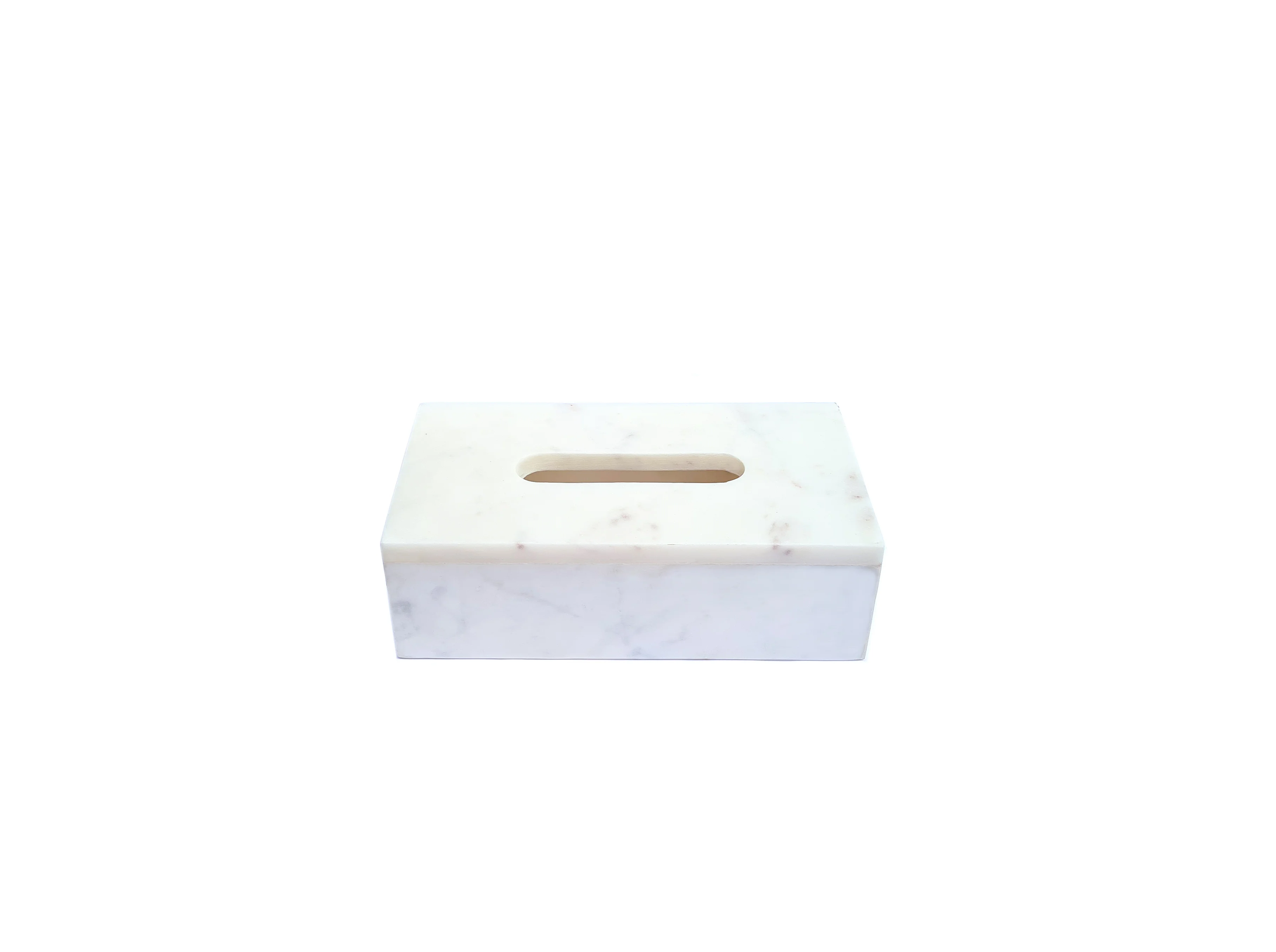 Luxurious White Stone Marble Tissue Box Cover Box Brass Gold Inlay Napkin Holder For Table ...
