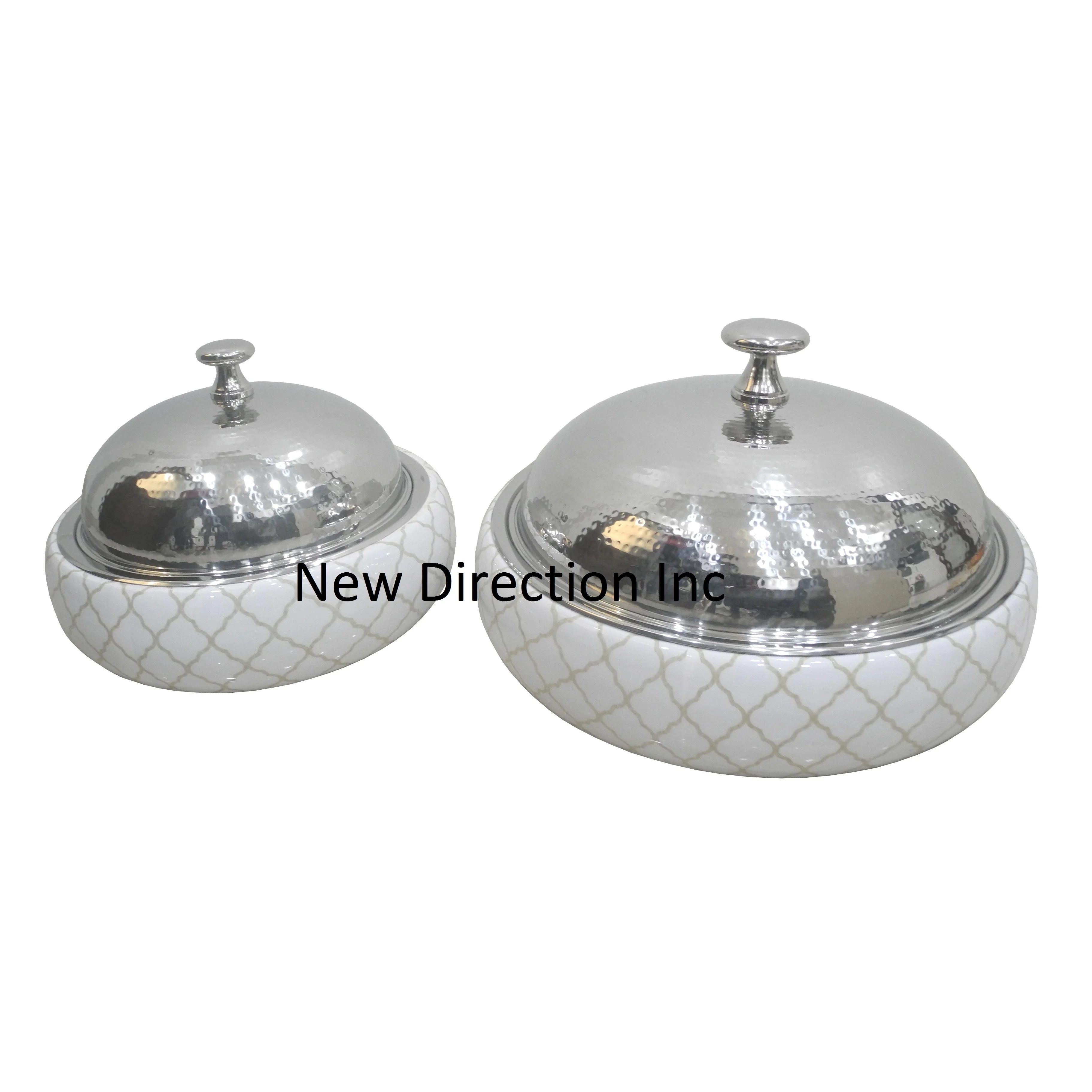 Stainless Steel Buffet Food Server - Hot Pot with Enamel