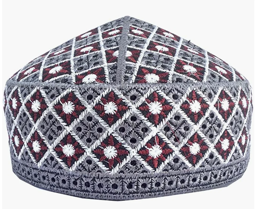 ISLAMIC Kufi Men's Unisex Skull Embroidered Cap - All Seasons