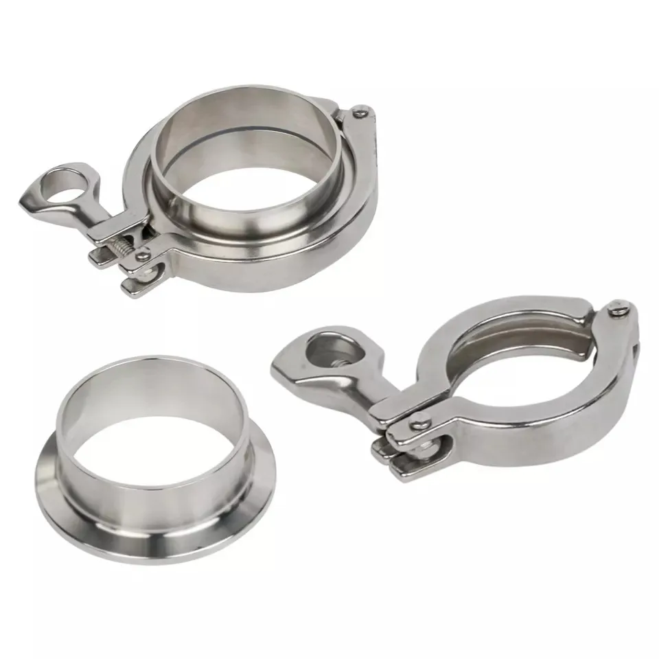 Complete Set Sanitary Tri Clamp Stainless Steel Union Fitting Food ...