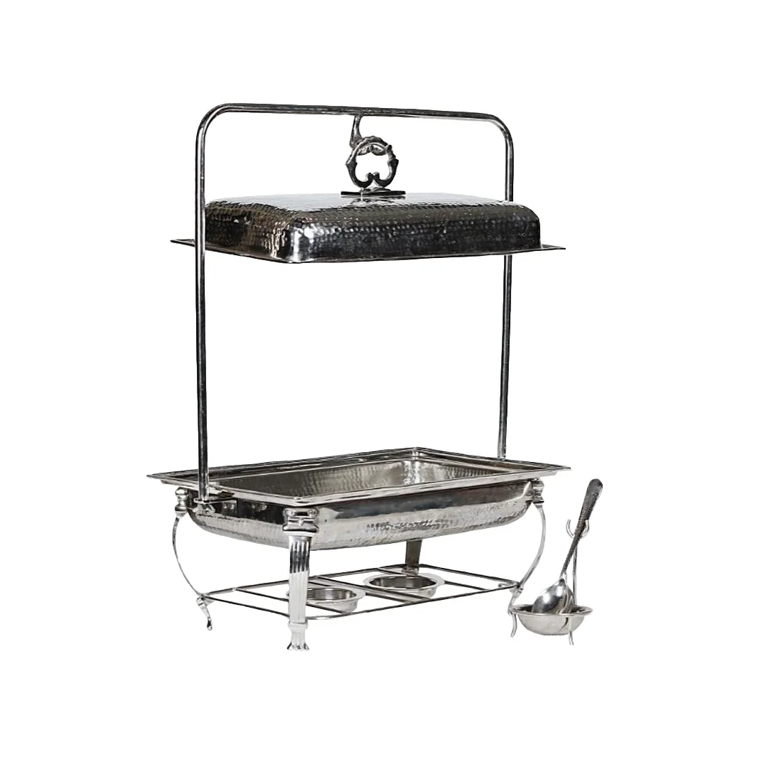 Shiny Finishing Rounded Buffet Food Warmer Chafing Dish Brass Metal ...