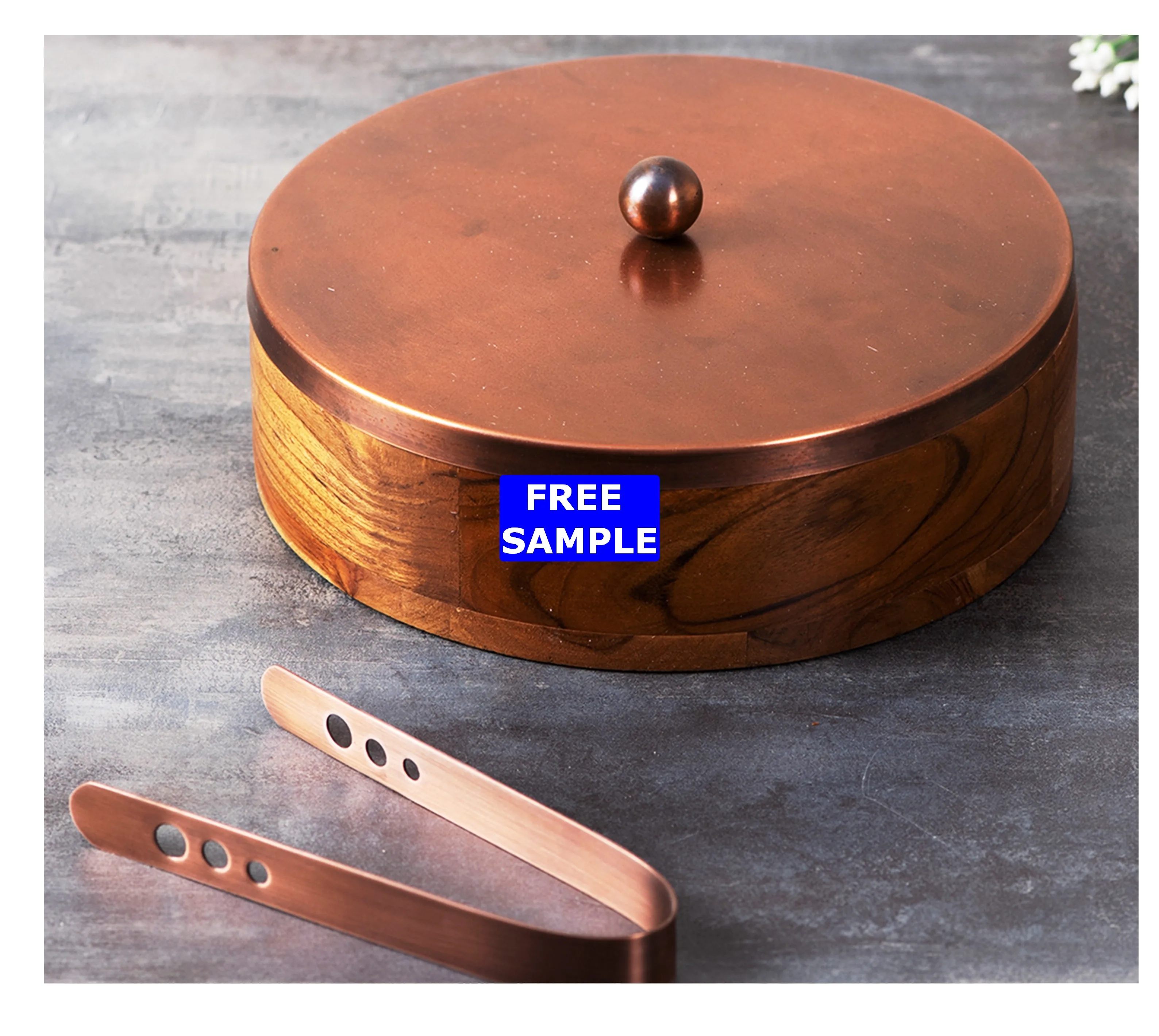 Buy Solid Wood Roti Box From Mahogany Collection Small Online Indian ...