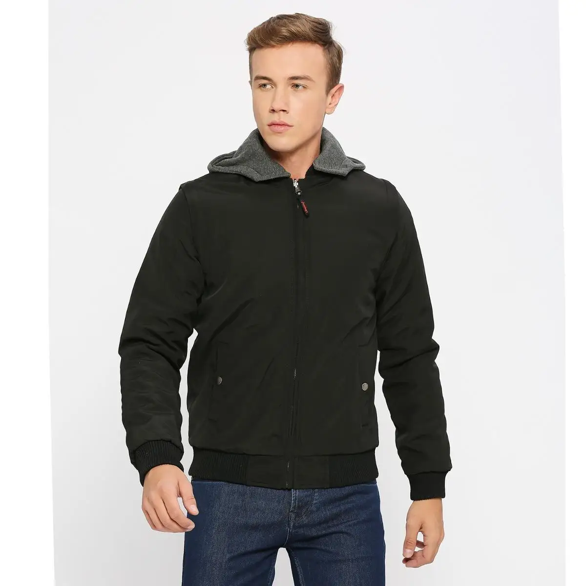 Lawman Men's Royal Blue & Black Multi Colour Convertible Full Sleeves ...