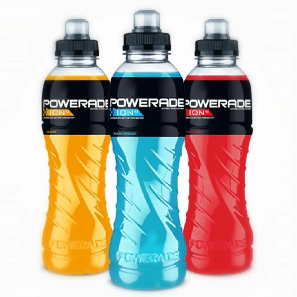 Powerade Electrolyte Enhanced Sports Drinks W/ Vitamins Mountain Berry ...