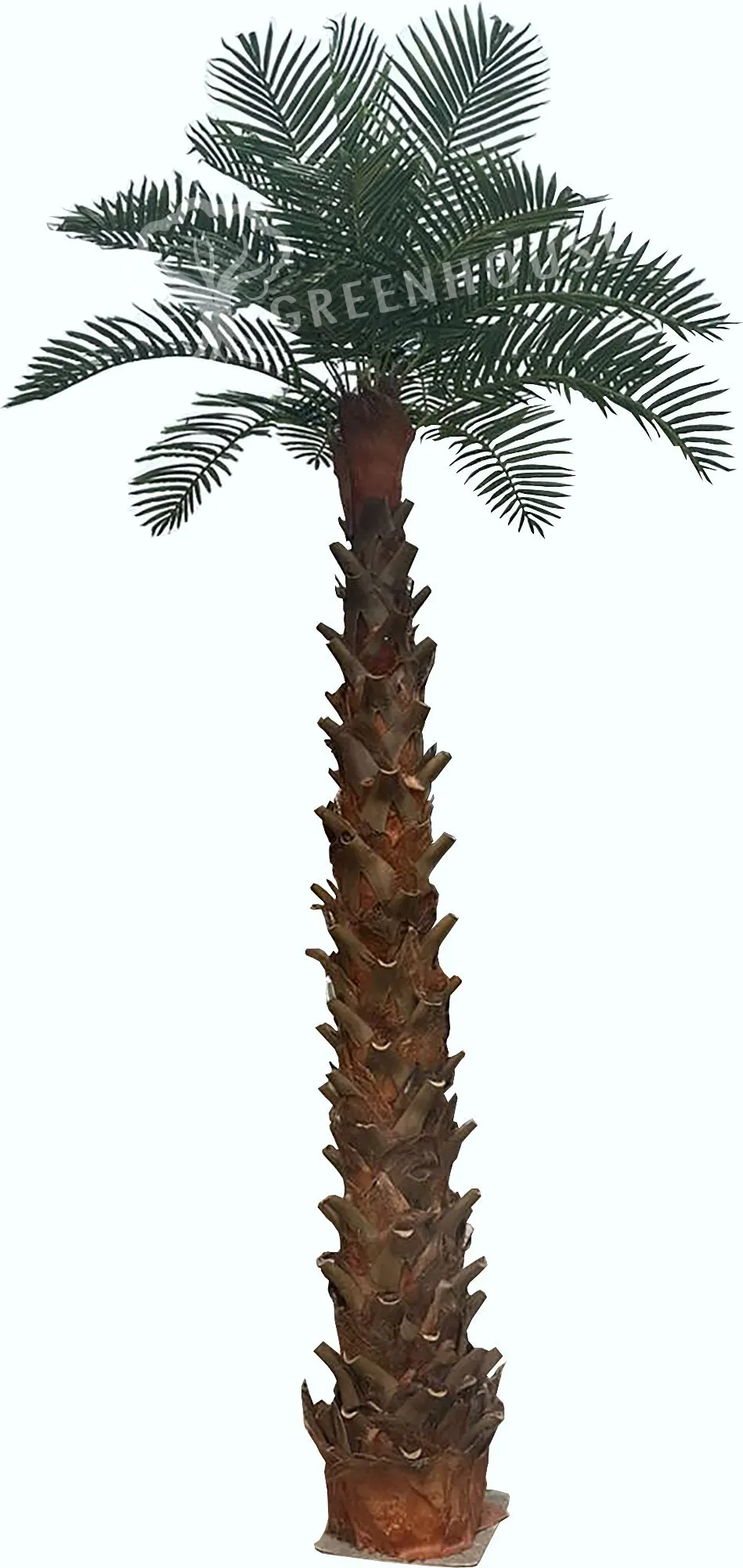 Artificial Date Palm Tree With Natural Preserve Leaf For Indoor ...
