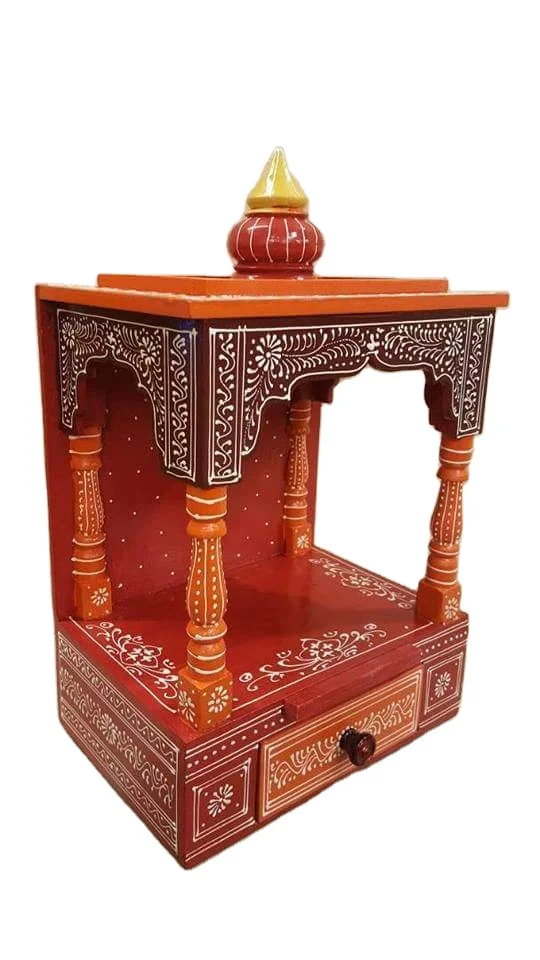 Ethnic Design Handcrafted Wooden Temple/mandir/pooja Stand Decoration ...