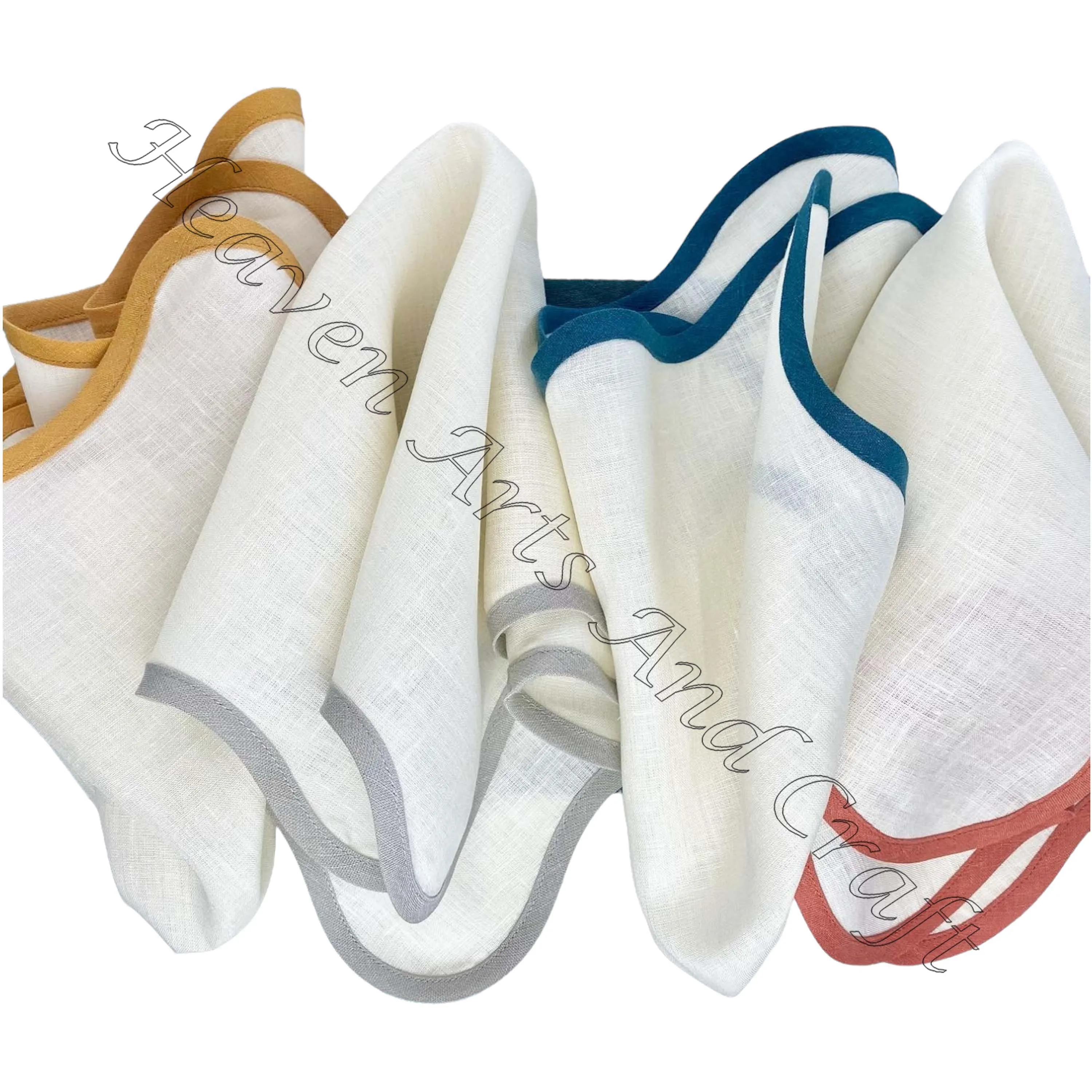 100% Linen Pure Cotton Indian Handmade Cotton Linen Hand Block Printed ...