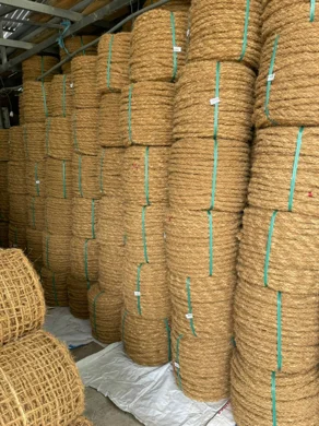 VIETNAM COCONUT COIR ROPES for GEO- TEXTILE WEAVING BROWN COCO FIBER ...