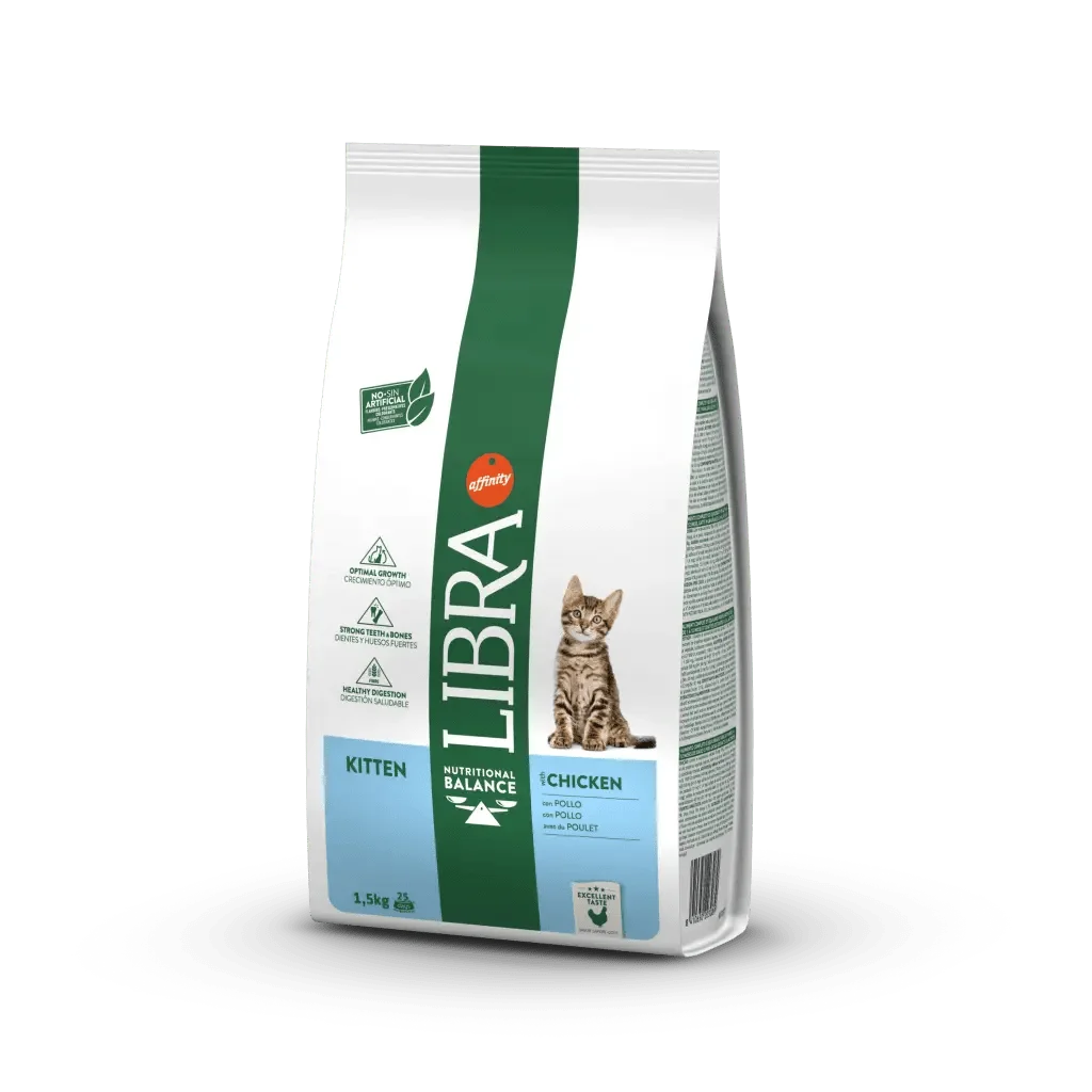 Libra Kitten With Chicken 1,5kg - Buy Cat Food Kitten Food Chicken ...