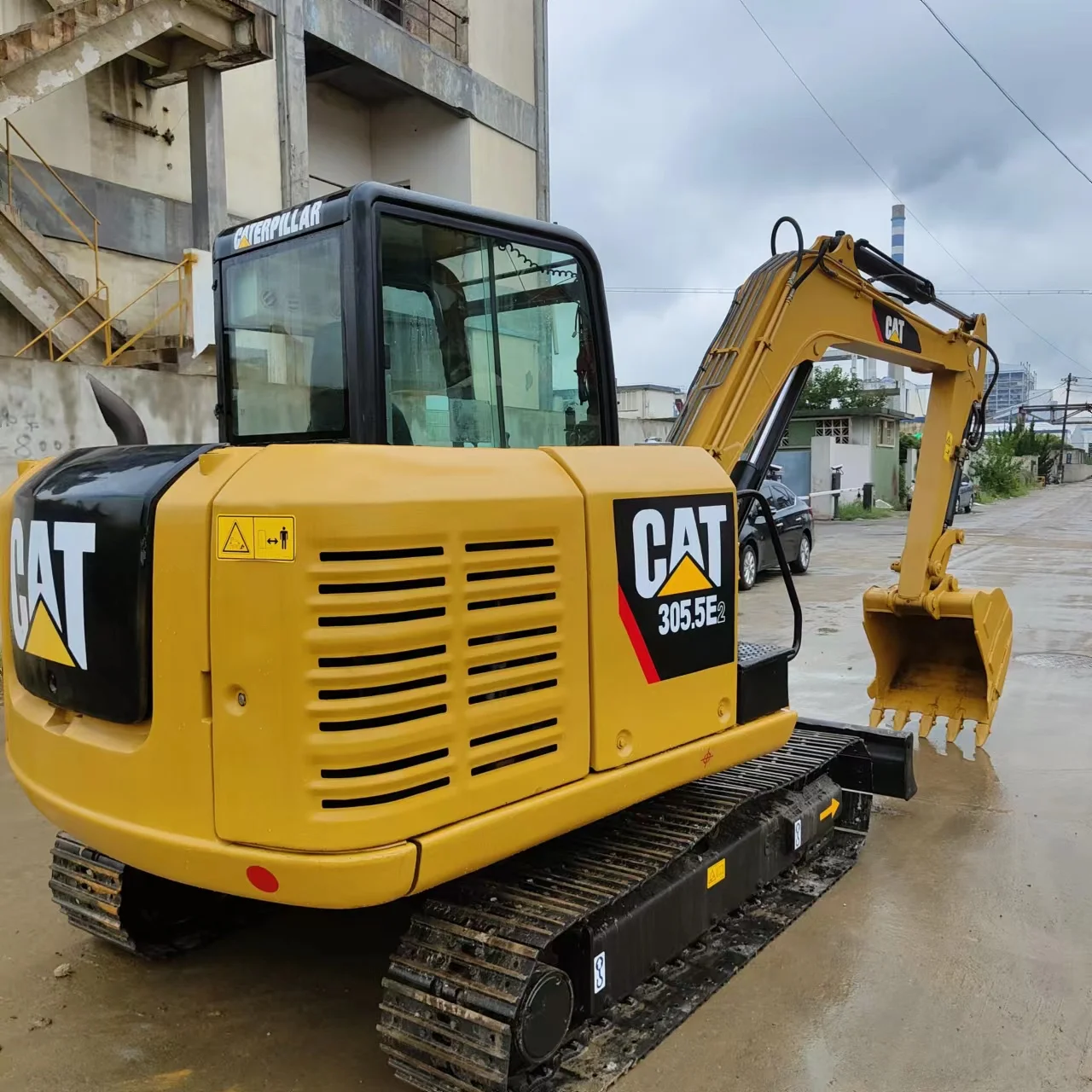 Used 5t Small Hydraulic Excavator Cat305.5e2 Crawler Excavator Digger ...