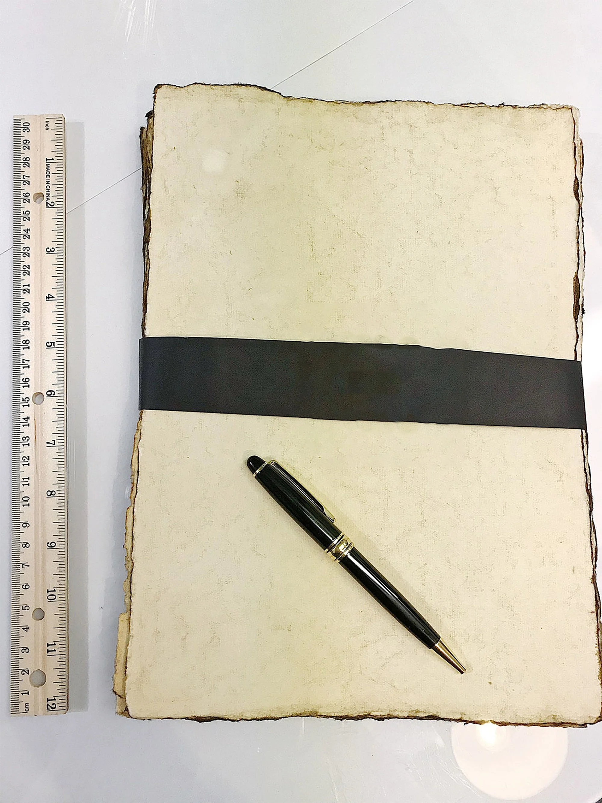 Vintage Handmade Deckled Antique Aged Paper Handmade Historic,Artisan ...