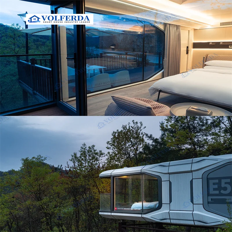 Volferda E5 Modern Outdoor Portable Mobile Eco Glamping Space Resort ...