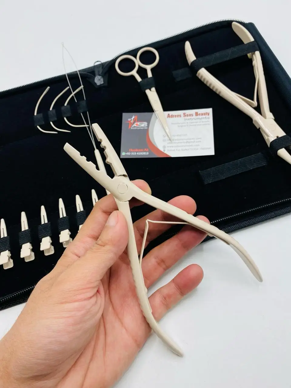 Nude Micro Link Silicon Bead Pliers Clips Scissors and Loop Tool-Custom ...