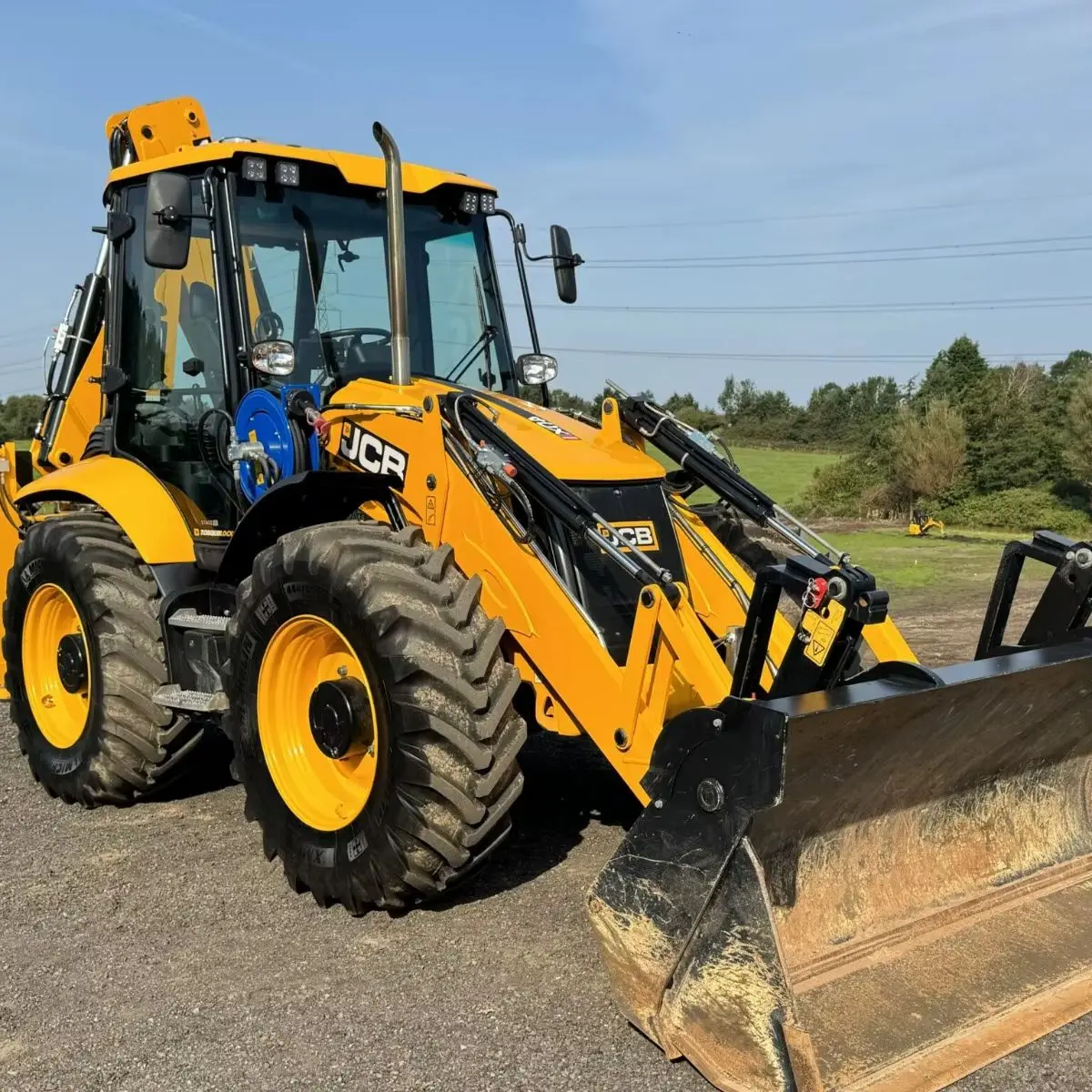 JCB 4CX Backhoe Loader 4 Wheel Drive Good Condition 1-Year Warranty ...