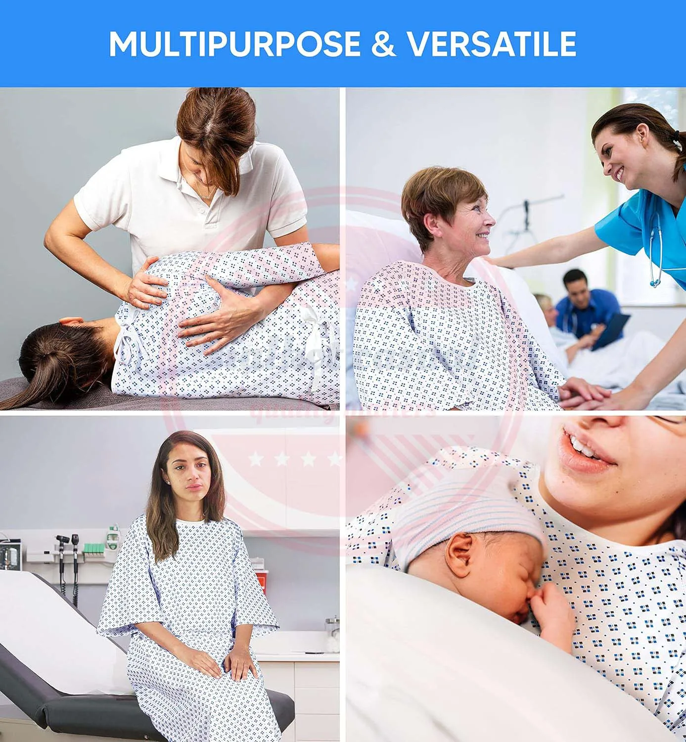 Customized Hospital Gown For Men And Women\cotton Blend Multipurpose ...