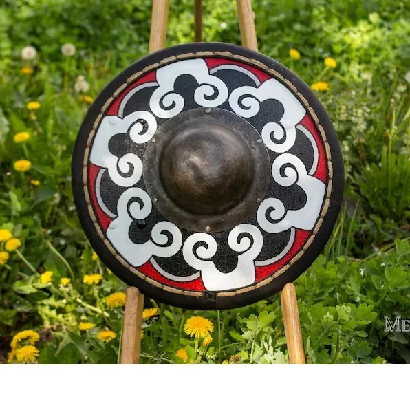 Eastern Wooden Shield Viking Round Medieval weapon Battle Shield for ...