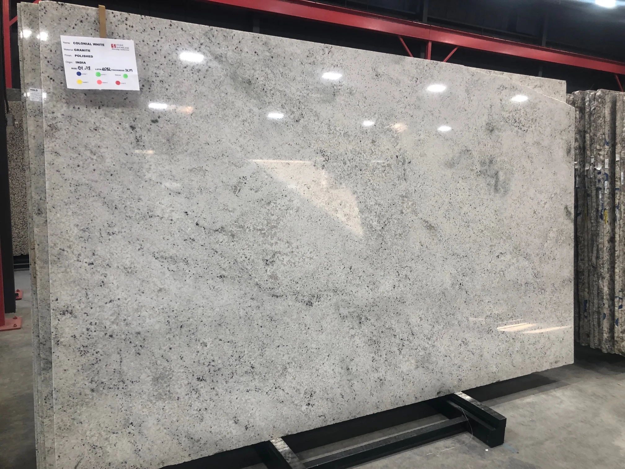 Colonial White Granite Slabs - Premium Quality & Durability