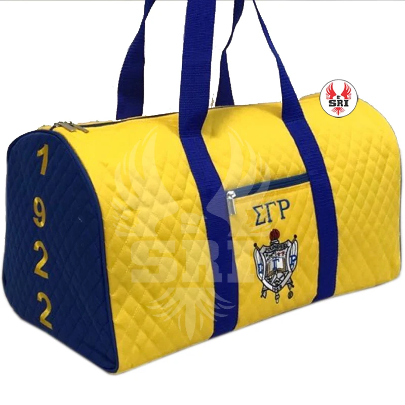 Sigma Gamma Rho Sorority Embroidered Duffel Bag - Custom Made