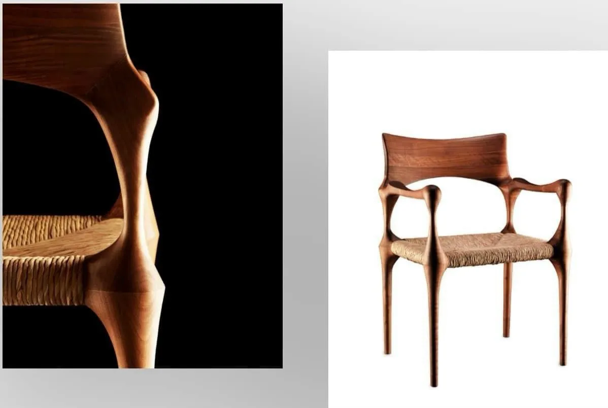 Luxurious Modern Design Vietnamese Wooden Restaurant Chairs