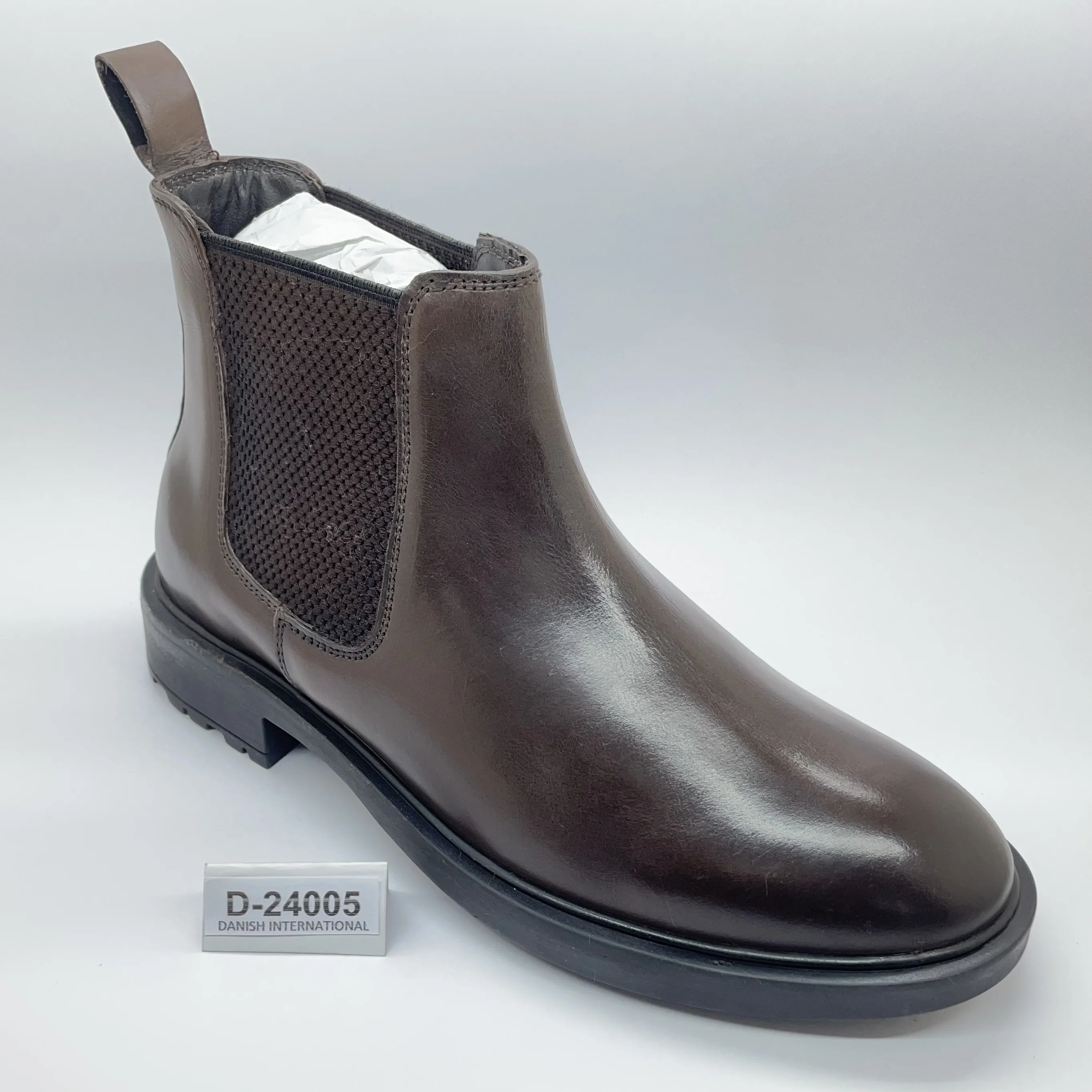 Mens Chelsea Boot Naked Leather Boot For Mens Boys European Western Style Outdoor Shoe High ...