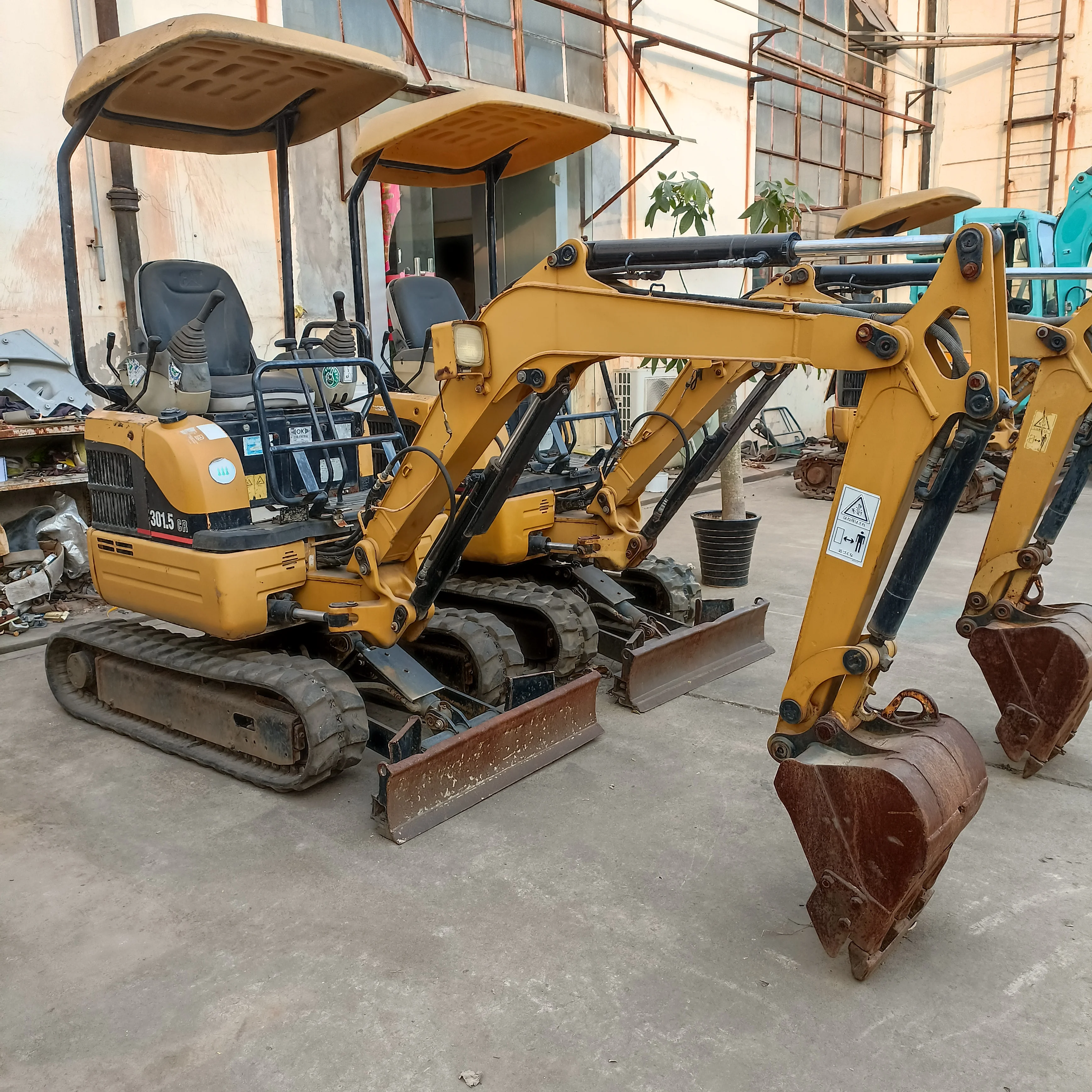Caterpillar 301.5 Mini Hydraulic Excavator Used Earth-moving Machinery Cat301.5 Crawler ...