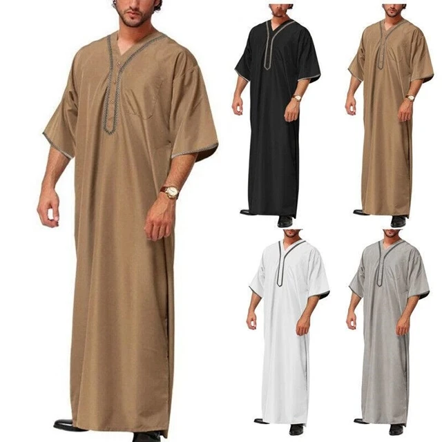 MODERN FASHION NEW DESIGN THOBE for MEN MUSLIM ABAYA for MEN 2024 ...