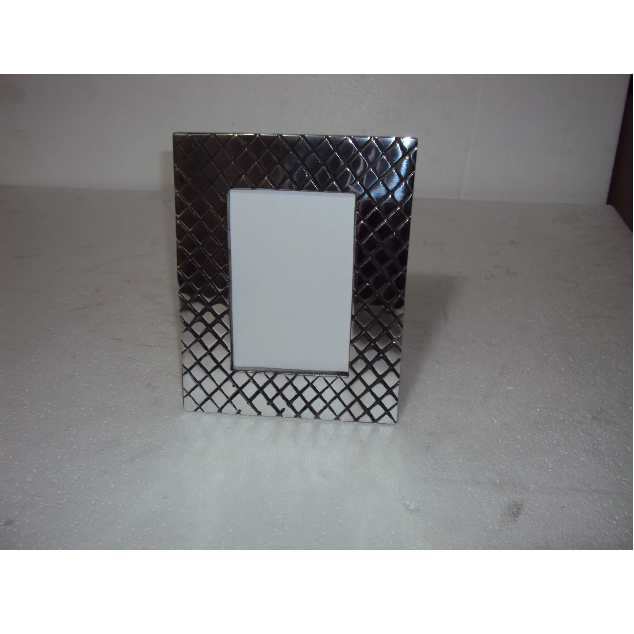 Embossed Flower Border Design Aluminum Picture Frame Inlay Mdf Photo ...