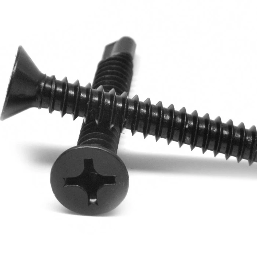 Black Phosphate Drywall Screws - Coarse & Fine Thread