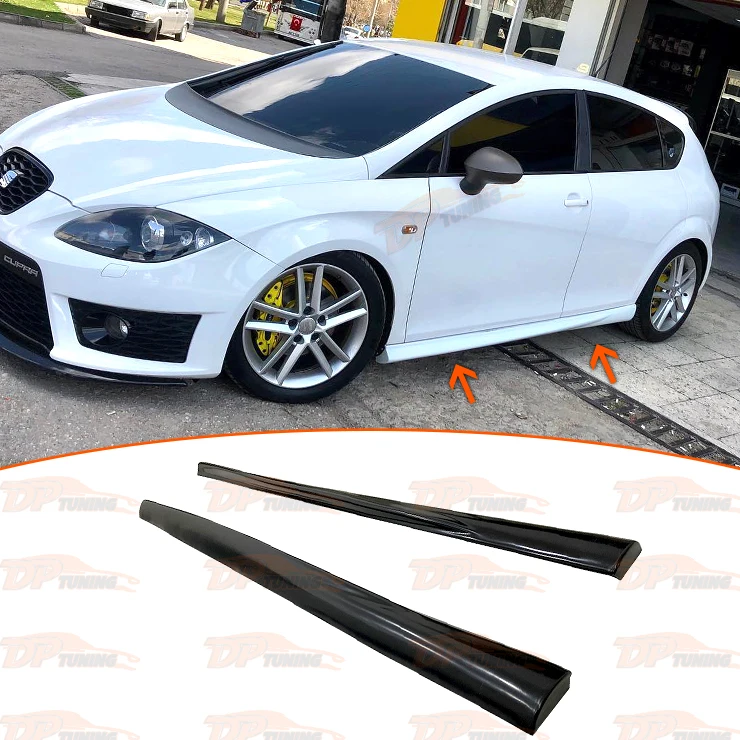 Seat Leon Mk2 2005 - 2012 Cupra Style Side Skirts Side Splitts Left And ...