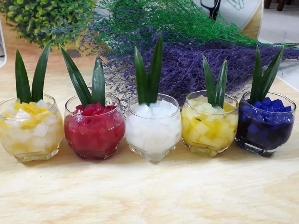 Dried Compressed Nata De Coco - Nata De Coco with Syrup - Raw Coconut ...
