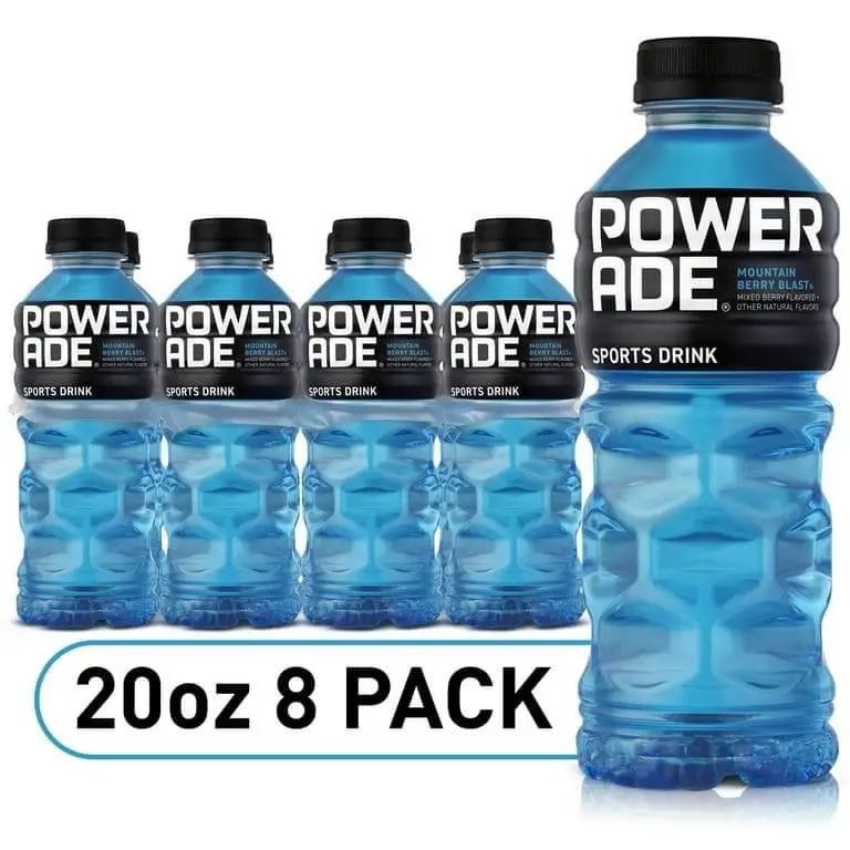 Powerade Electrolyte Enhanced Sports Drinks W/ Vitamins Mountain Berry ...