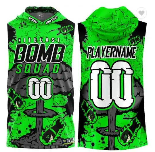 Custom Team Name & Number Sublimation Printing 7v7 7 On 7 Football ...