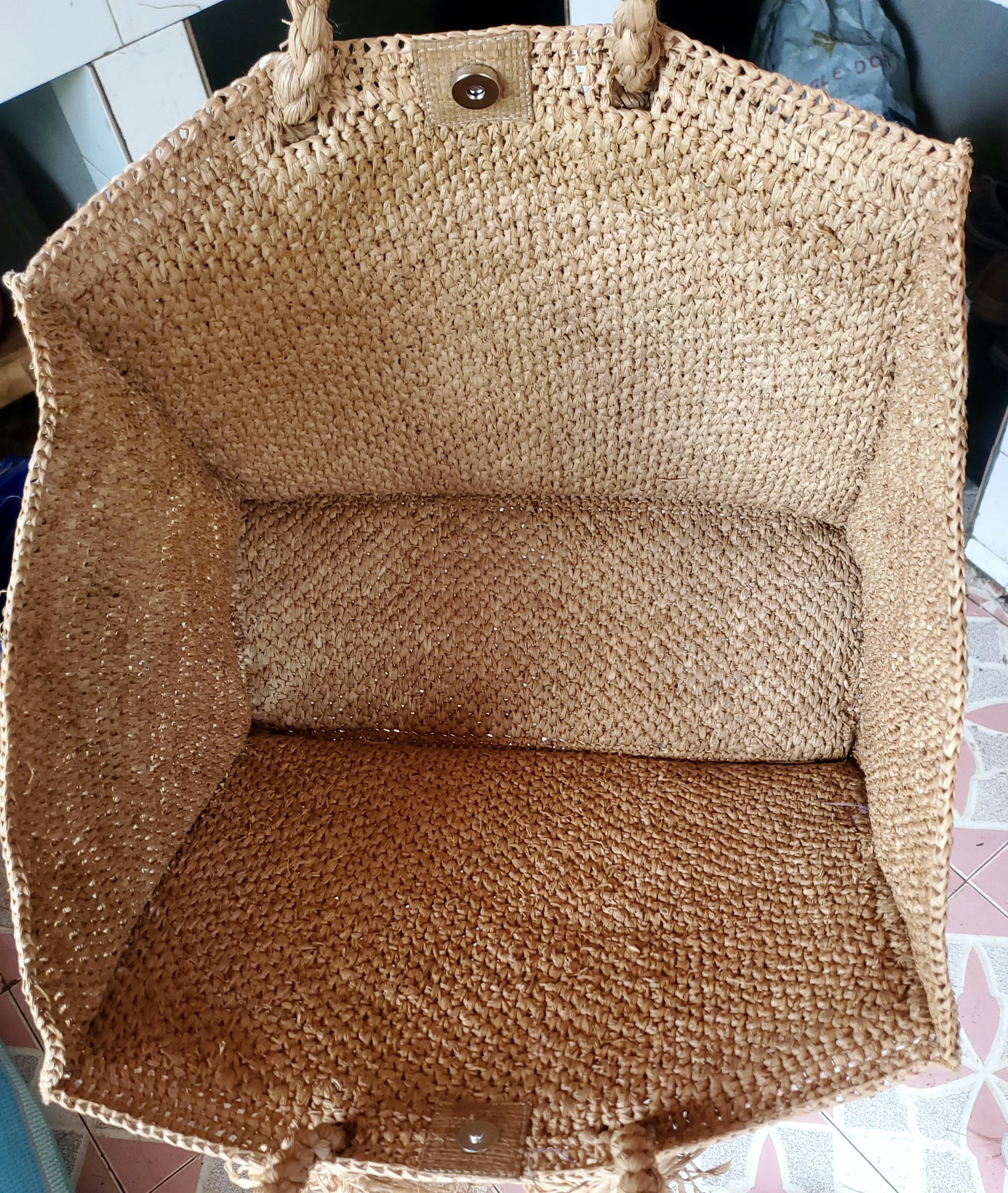 Handmade Madagascar Raffia Handbags with Fringe - All Seasons