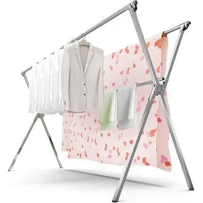 Balcony & Home Decore Folding Portable Laundry Cloth Drying Rack for ...