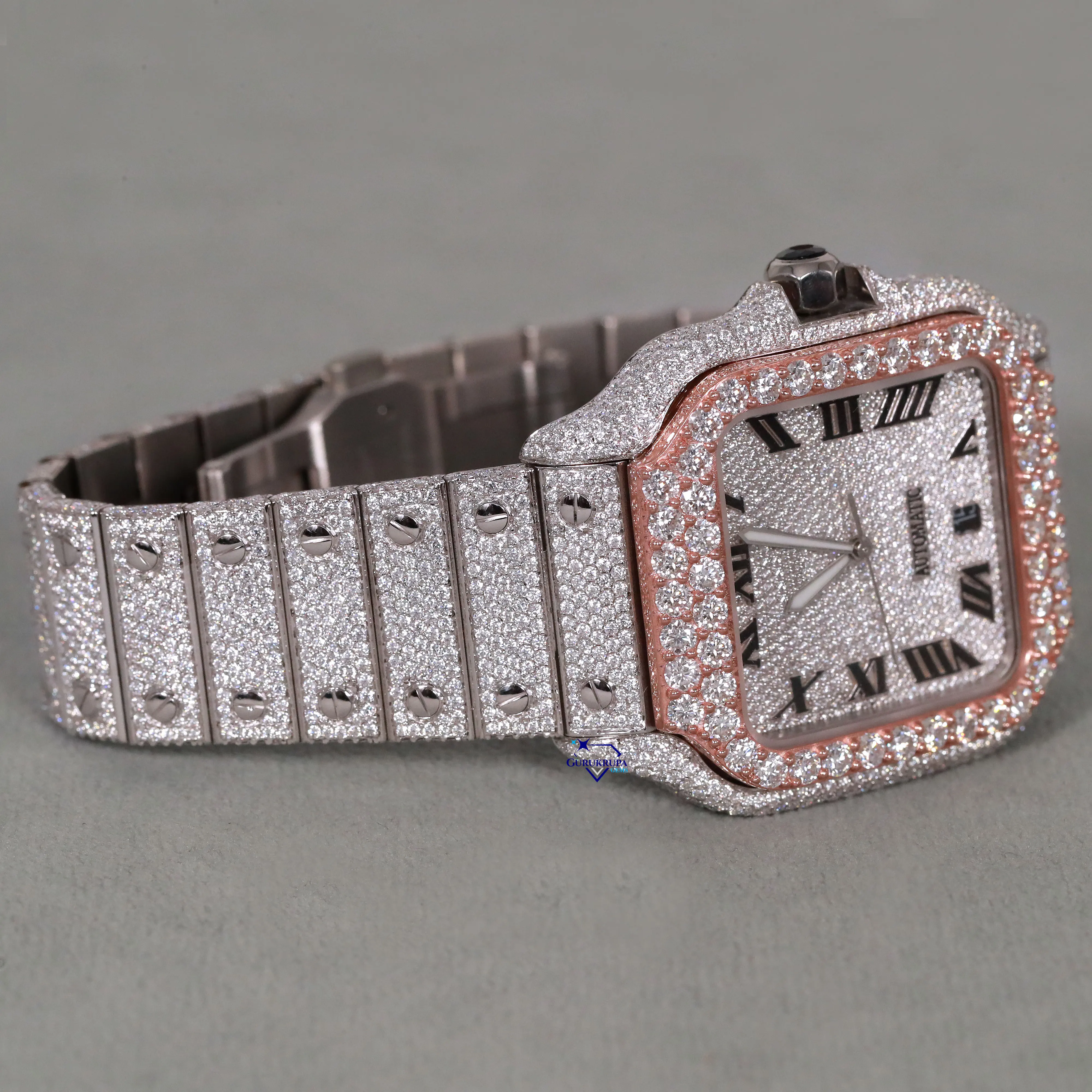 The Fancy Watch Crafted From Stainless Steel And Adorned With Vvs ...