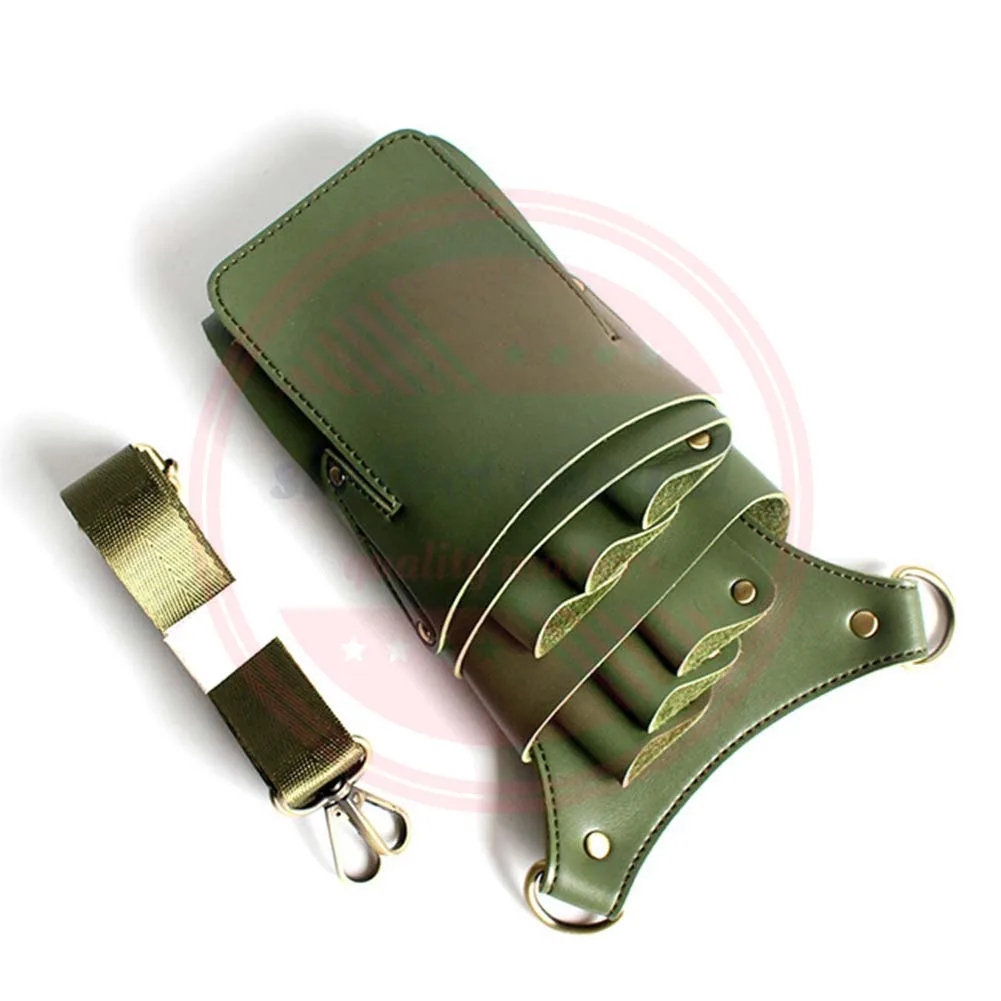 Scissor Holster Pouch\pu Leather Salon Barber Hair Cutting Scissors ...