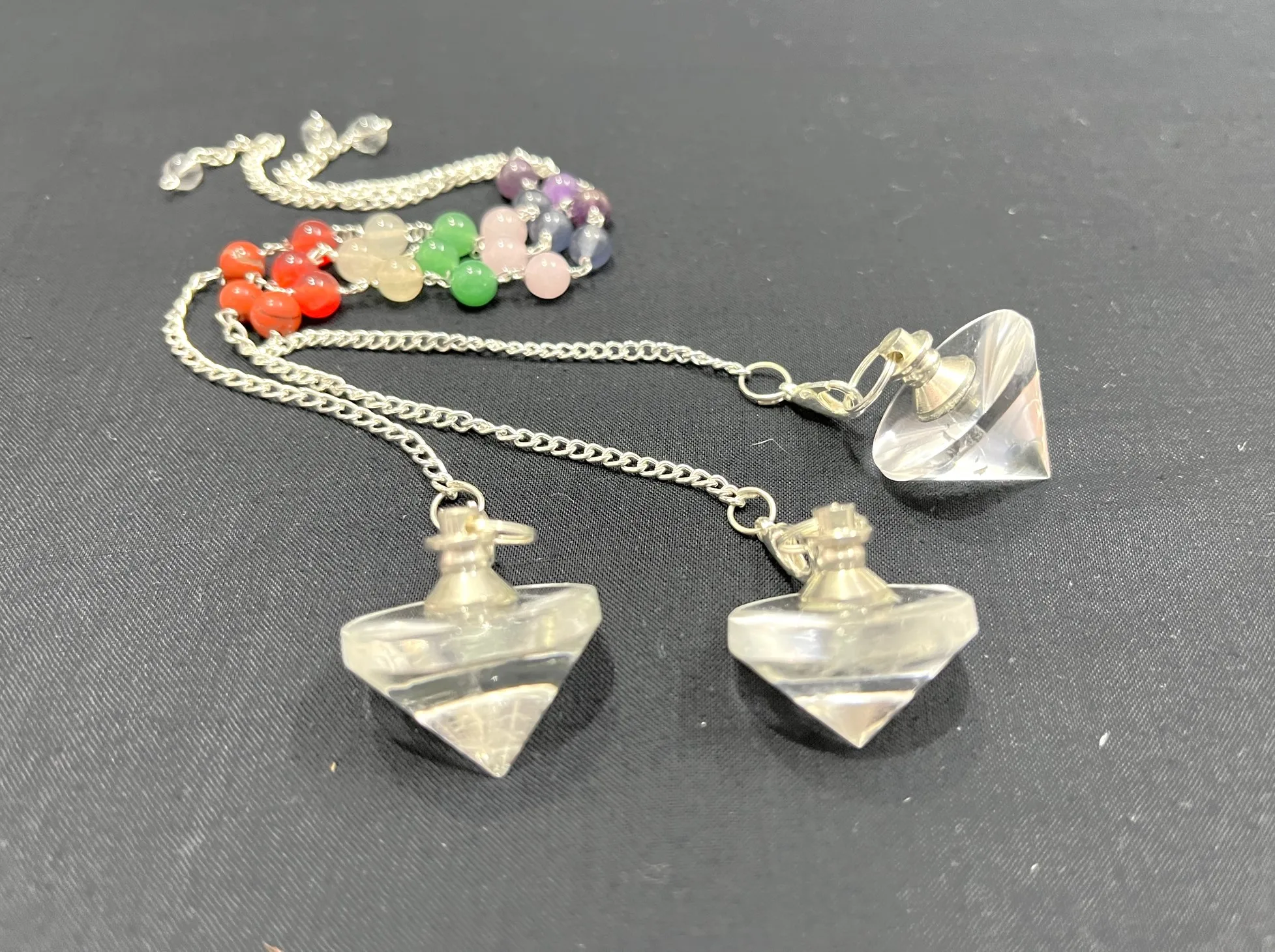 Black Tourmaline Conical Pendulum Divination Dowsing Pendulums ...